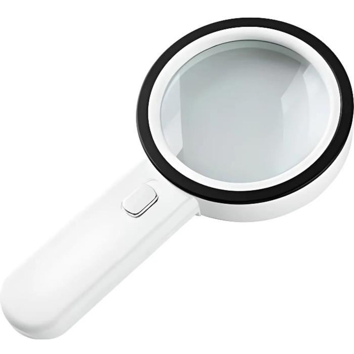 30X Haute Puissance Loupe Grossissante éclairante, Grand 125mm sans Distorsion Loupe avec ...