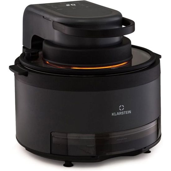 Klarstein Friteuse Sans Huile avec Fonction Vapeur, Friteuse Air Chaud ...