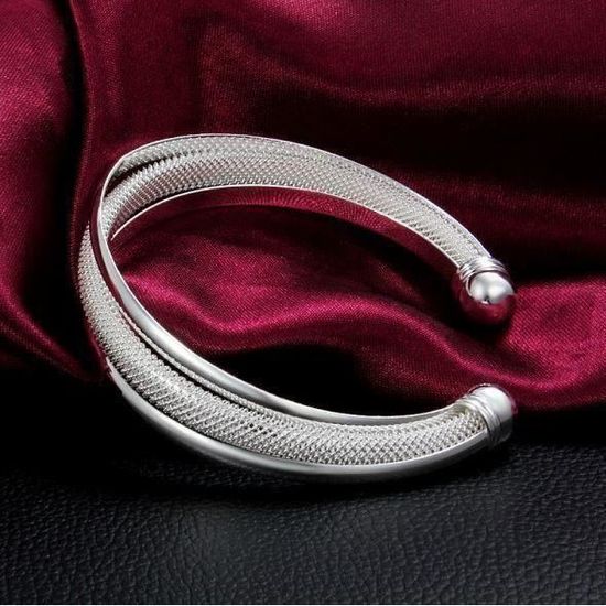 AJUSTABLE BRACELET FEMME ARGENT 925 - Achat / Vente bracelet ...
