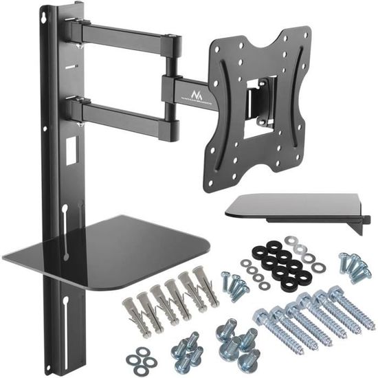 Support Mural avec étagère 23"-42" VESA 200x200 Support LCD TV Plasma (23"- 42") A193 ...