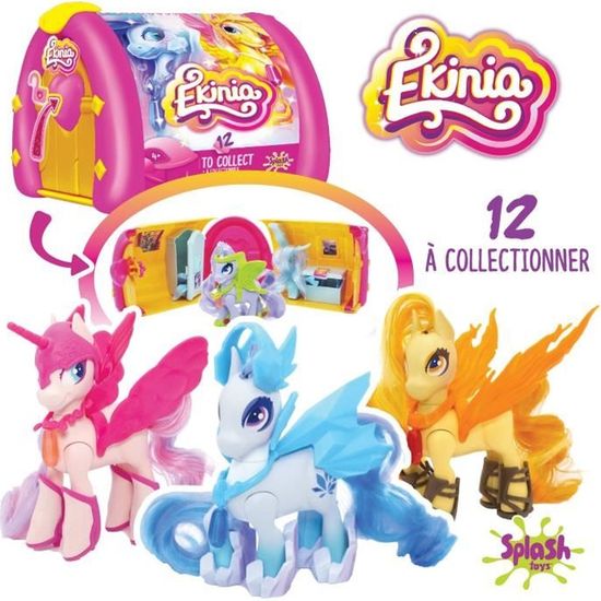 Ekinia - 1 Box et un Cheval lié aux éléments avec accessoires interchangeables - Cdiscount Jeux ...
