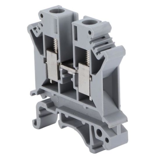 MAD 50Pcs Bornier de raccordement Cuivre pur Montage Rail DIN UK6N ...