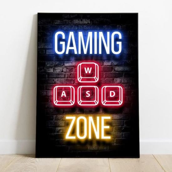 Affiche Gamer Décoration Murale - Gamer Poster, Deco Gaming, Affiche ...
