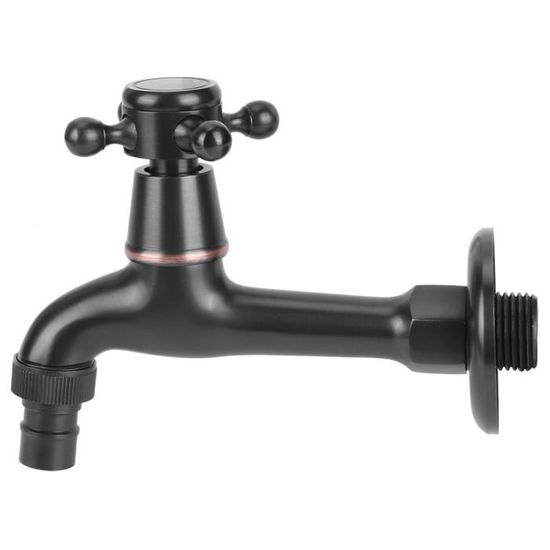 G1/2in Wall-in Antique Brass Faucet Washing Machine Single Cold Water ...