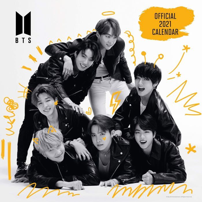 BTS 2021 Calendar - Official Square Wall Format Calendar.[Y804 ...