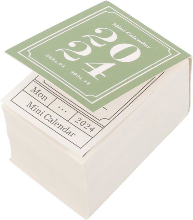 Mini calendrier de table 2024 calendrier quotidien à déchirer bureau ...