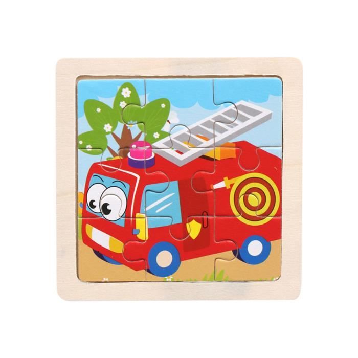 Allowith Puzzle Wooden Kids 16 Piece Jigsaw Toys Education And Learning ...