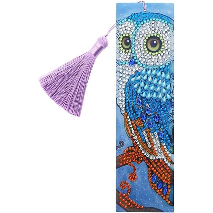 Domybest Marque-Page Diamant Painting Bricolage En Cuir Diy Diamond Painting Marque Page Créatif ...