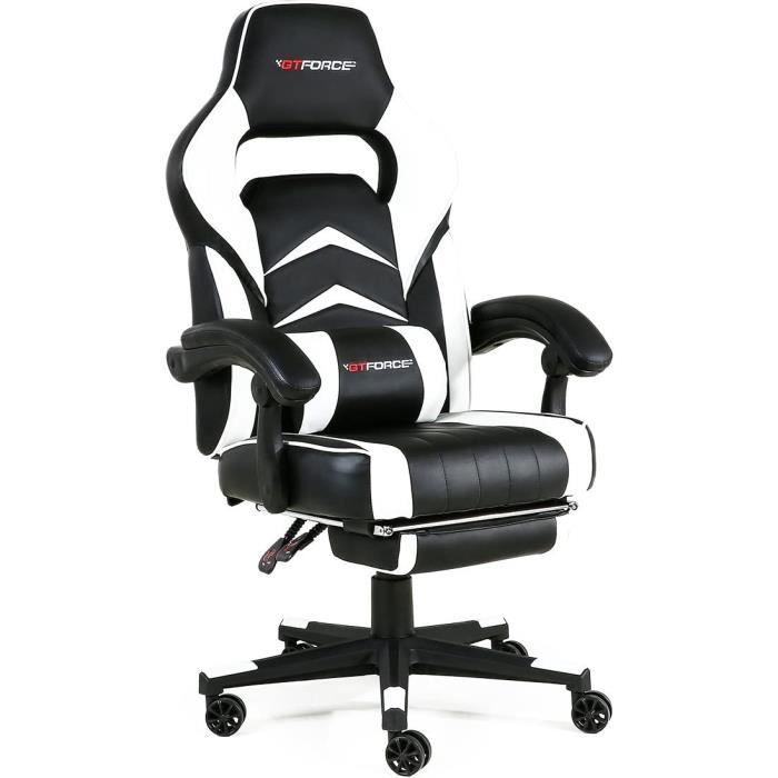 Fauteuil de bureau inclinable GTFORCE Turbo - En cuir synthétique ...