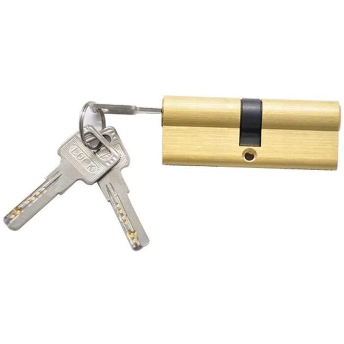 Cylindre de serrure de porte battante en aluminium avec pont à ...
