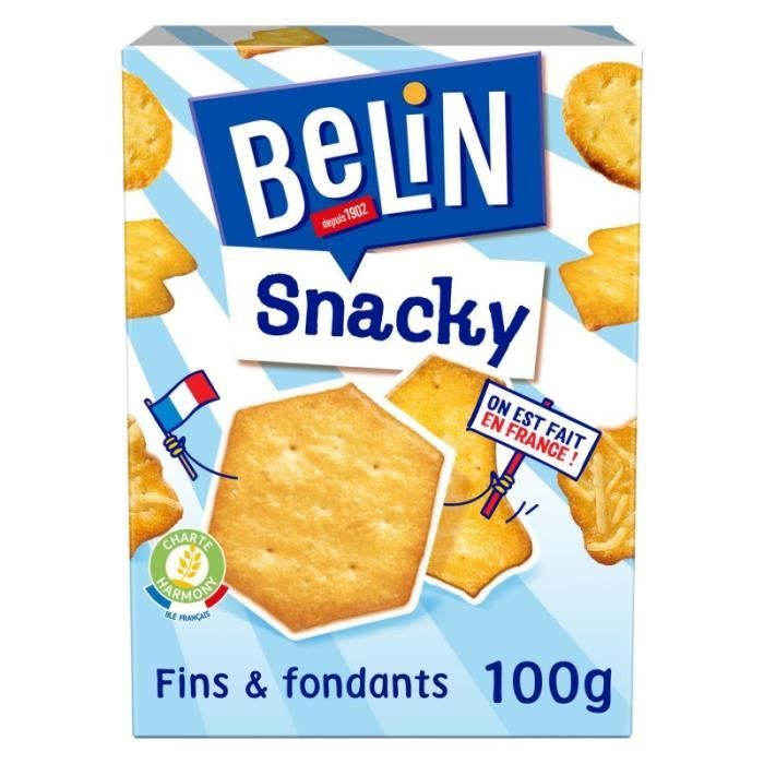 BELIN - Crackers Snacky 100G - Lot De 4 - Cdiscount Au quotidien