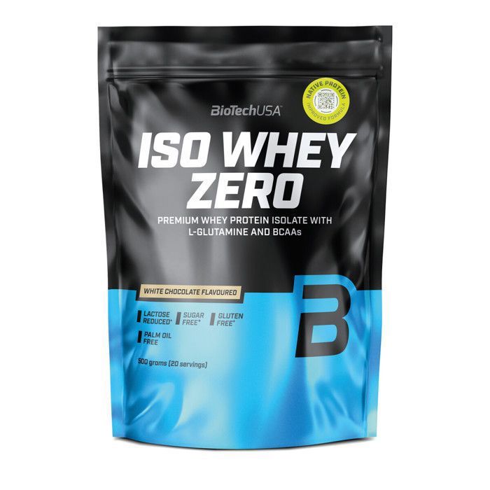 Whey isolate BioTech USA - Iso Whey Zero - White Chocolate 500g ...