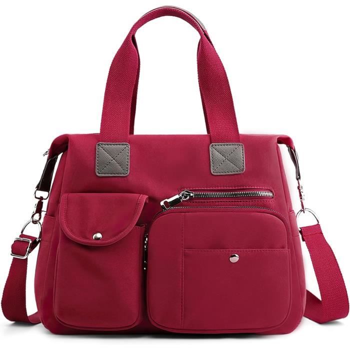 Mode Décontracté Sacs À Bandoulière Femmes Voyage Sac Bandoulière Crossbody Multi Poches Sac De ...