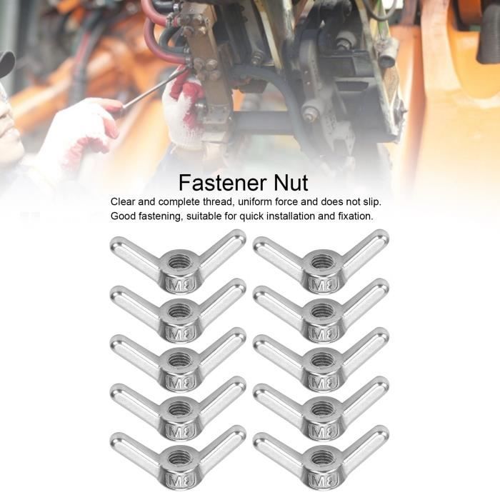 Crou À Griffes 10 Pièces Écrou À Griffe M8, Écrou En Acier Inoxydable ...