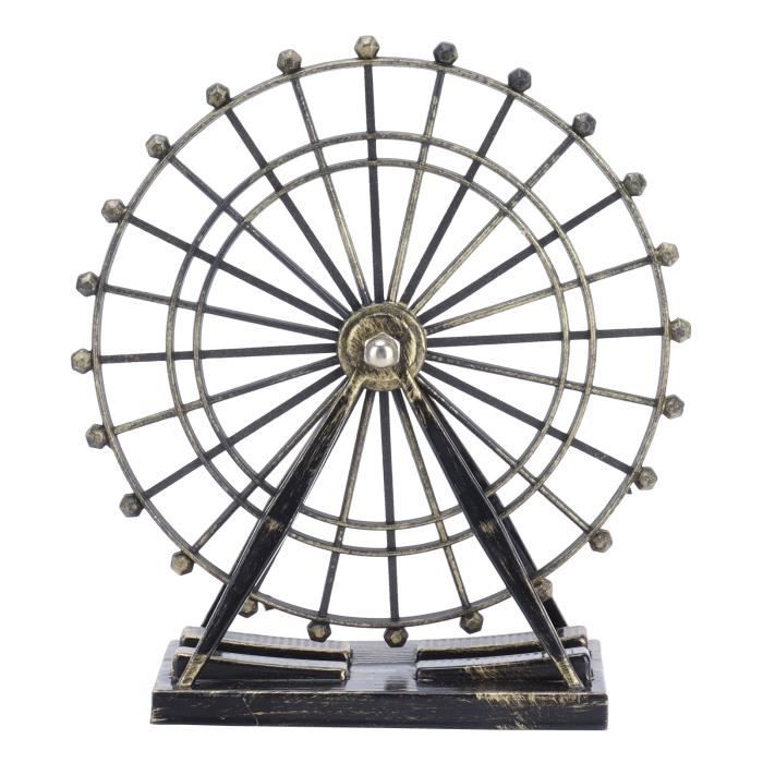 Fdit Modèle de grande roue en métal Modèle de décoration de grande roue ...