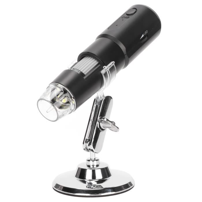 Microscope numérique fil USB WiFi - GOTOTOP - Zoom 50X-1000X - 8 LED ...