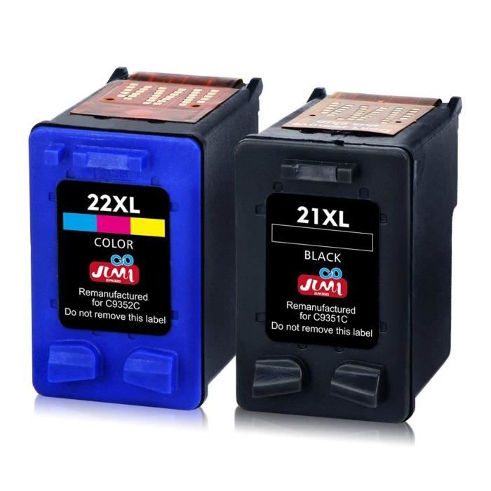 Encre HP 21 et 22 Compatible avec HP Deskjet F4180 F2180 F2280 F2290 ...