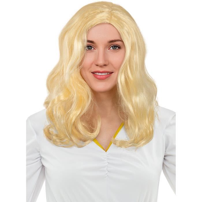 Déguisement Perruque blondes ondulées 123470- FUNIDELIA- Déguisement ...