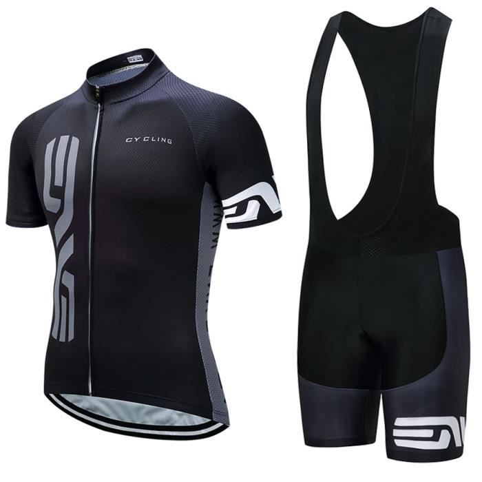 Ensemble de cyclisme NVE pour homme et femme, maillot de vélo de route ...
