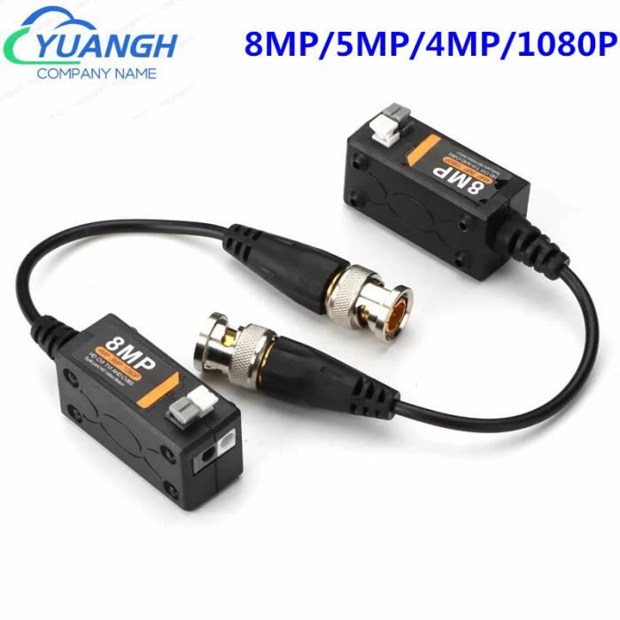 Câble vidéo - RNCYN - Balun 8MP - Twisted Pair - Transmetteur HD-CVI ...