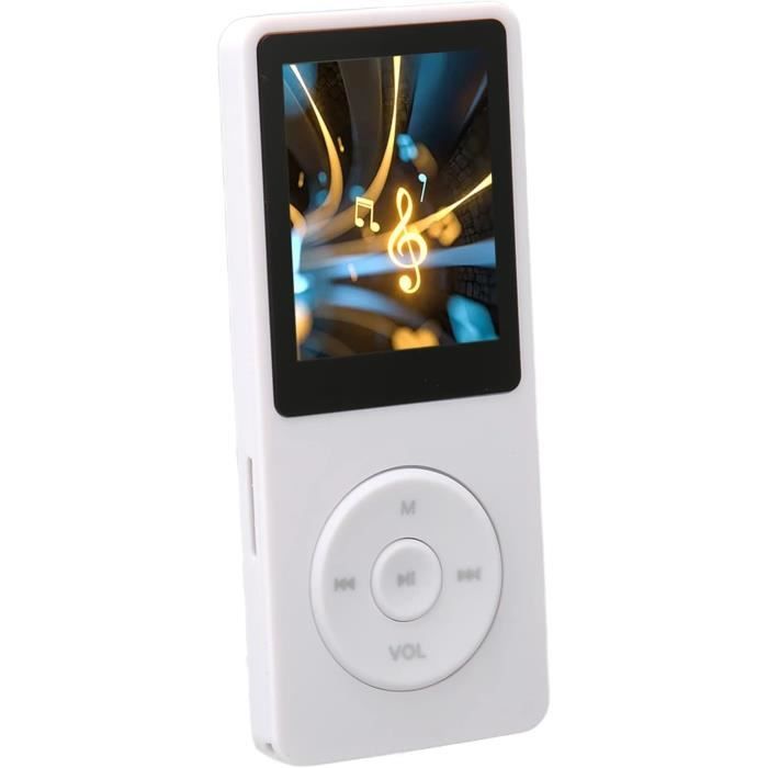 Lecteur Mp3, Écran 1,8 Pouces, Mémoire 8 Go, Lecteur Mp4 Extensible 64 ...