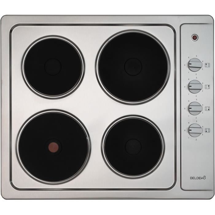 BELDEKO plaques de cuisson 4 feux encastrable, 4 foyers, 5500 W ...