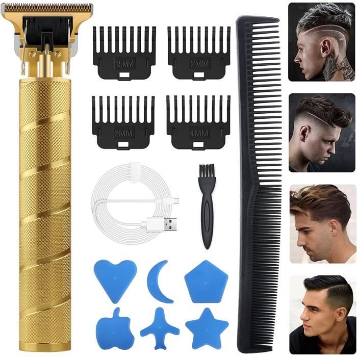 Tondeuse Cheveux Hommes, Tondeuse Barbe Electriques Professionnelle, Sans Fil Tondeuse à Cheveux ...