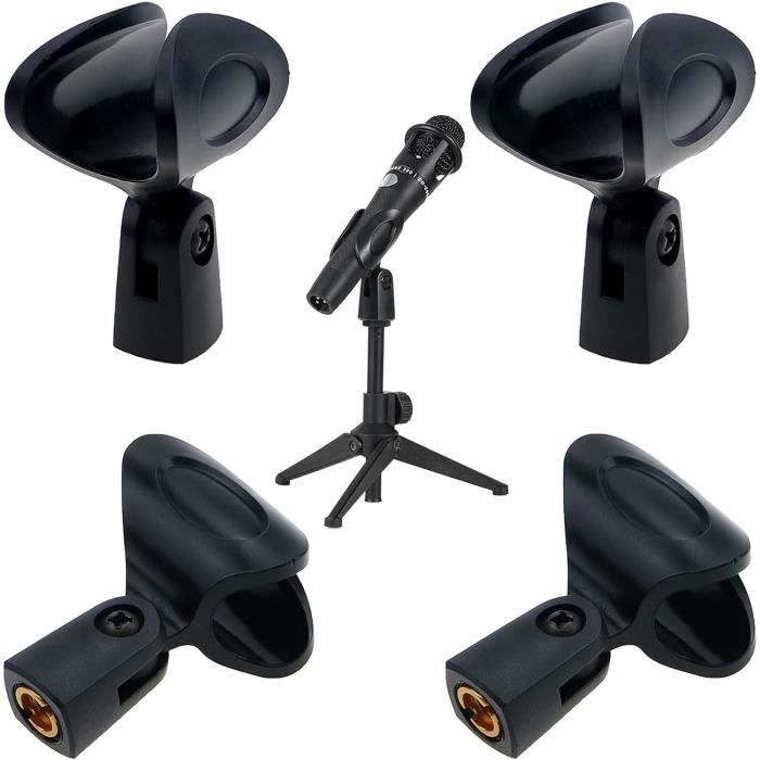 Lot De 4 Supports De Microphone Universels Avec Vis Mâle 1,5 Cm Vers ...