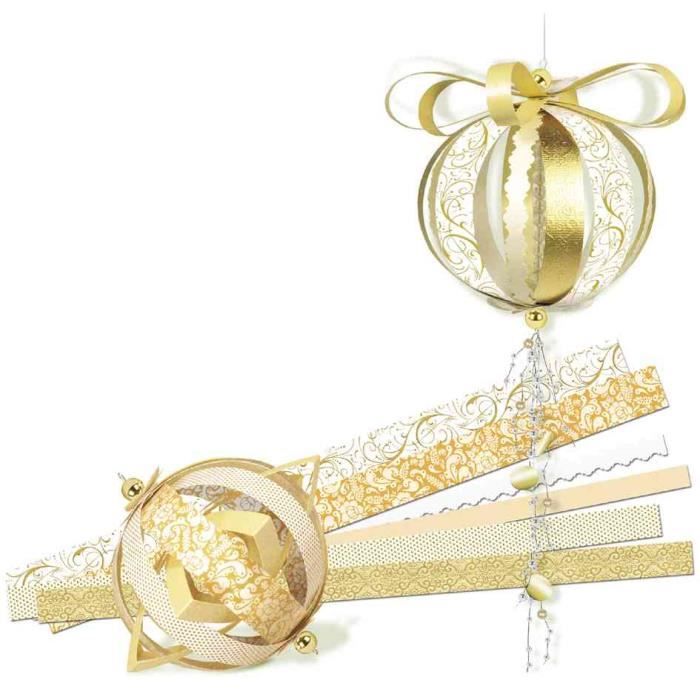 Ruban design perforé Paper Balls "Madeleine" Mat - Cdiscount Maison