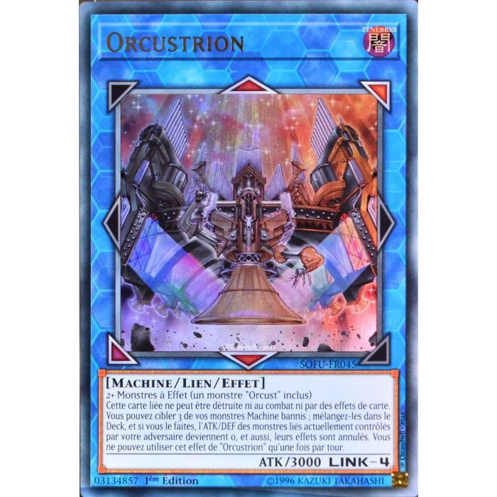Carte YU-GI-OH SOFU-FR045 Orcustrion Ultra Rare NEUF FR - Cdiscount ...