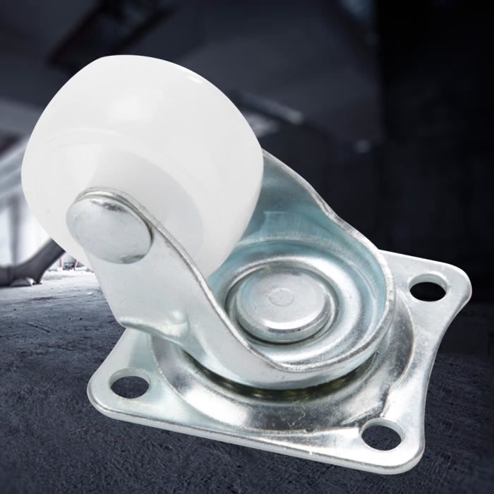 Roulette 1 Pouce Roulette pivotante, roue de roulette à absorption de ...