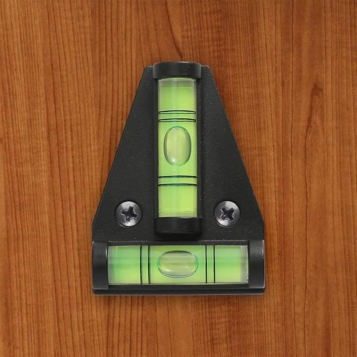 Mini Niveau À Bulle - TRAHOO - NIVEAU FIL PLOMB - 2 fioles - Plastique ...