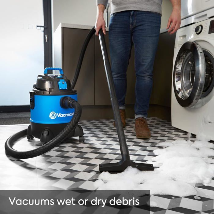 Eau et Poussière Aspirateur Industriel Puissant,1250W 20L,1250 W,20 ...