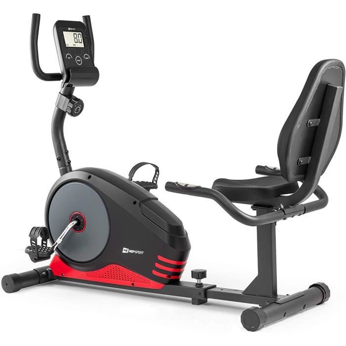 Vélo d’appartement semi-allongé HS-040L ROOT vélo assis Hop-Sport max ...