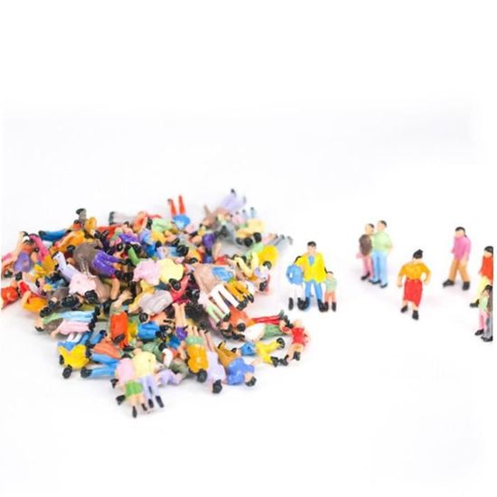Mini People Figurine Main Peint Peint Tiny Passengers Statue Sand Table ...