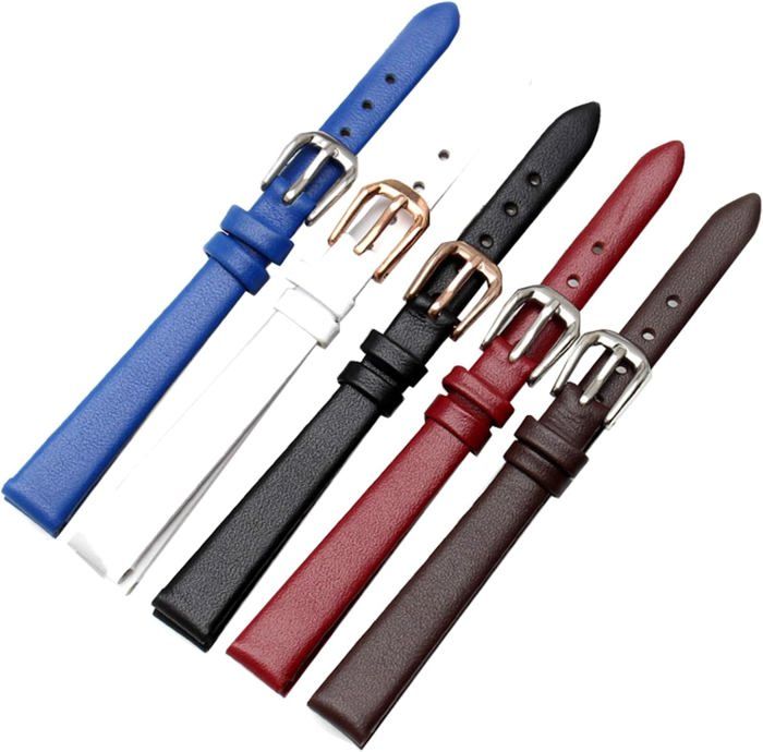 1 Pc En Cuir Véritable Montre Femme Bracelet 6/7/8/10/12Mm Bracelet ...