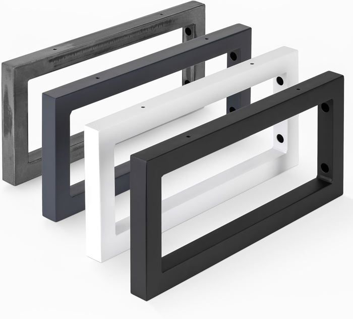 2X Support Mural 450X150 Mm Noir Pour Vasque, Support Lavabo Design Et ...