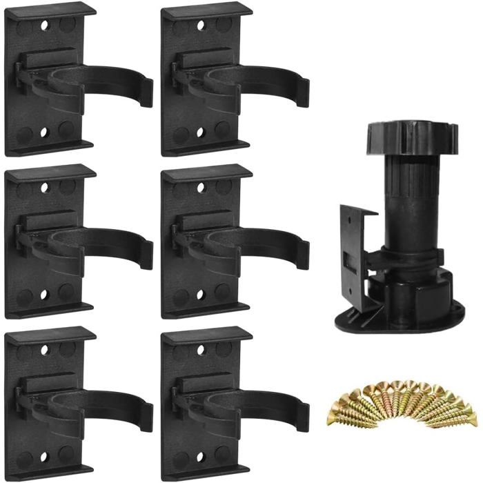 Clips de fixation pour pieds de meubles - 28 mm à 32 mm - avec 40 vis ...