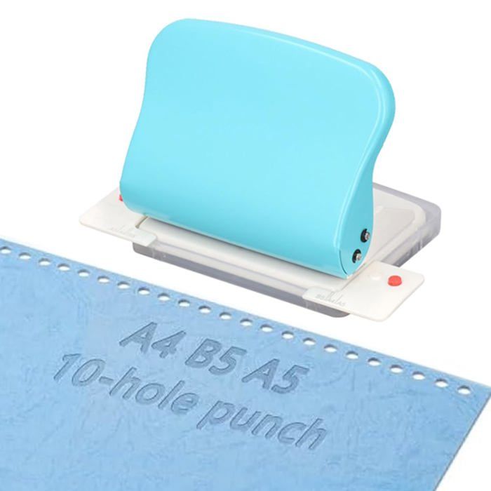 Candeon 10 Trous Perforateur Classeur, Perforatrice à Feuilles Mobiles ...