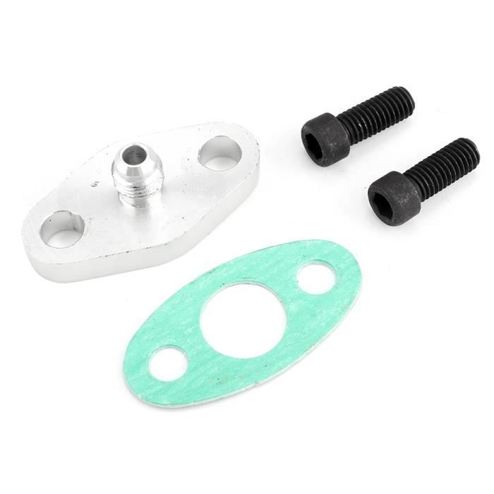 Ashata Joint de bride turbo Kit d'adaptateur de joint de bride d'entrée ...