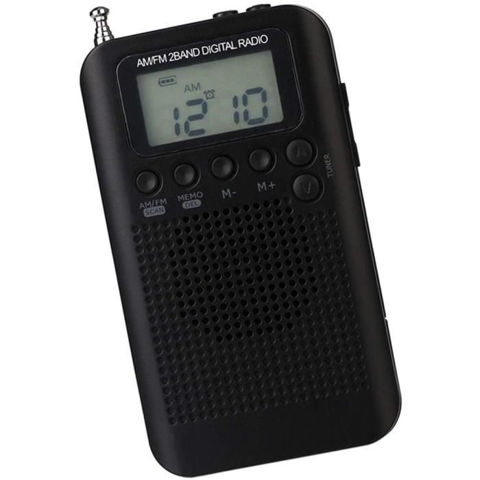 Mini Transistor Radio Portable FM de Poche à Piles Antenne à Tirette ...