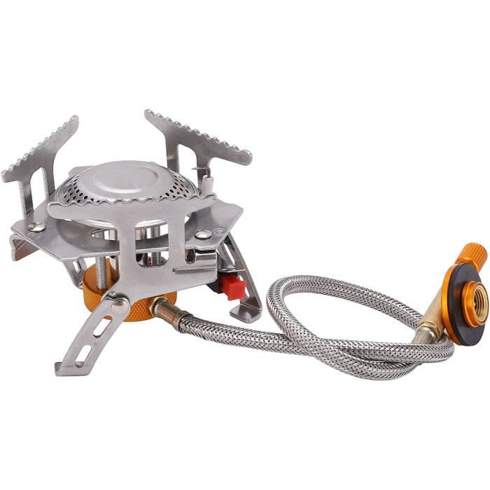 Mini Réchaud à Gaz de Camping, Réchaud de Camping Portable, 3500W Avec ...