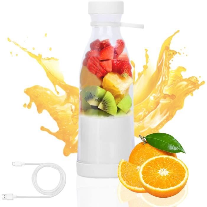 Mixeur Portable Blender, 380Ml Mixeur Blender Smoothie Et 4000Mah Fruit ...