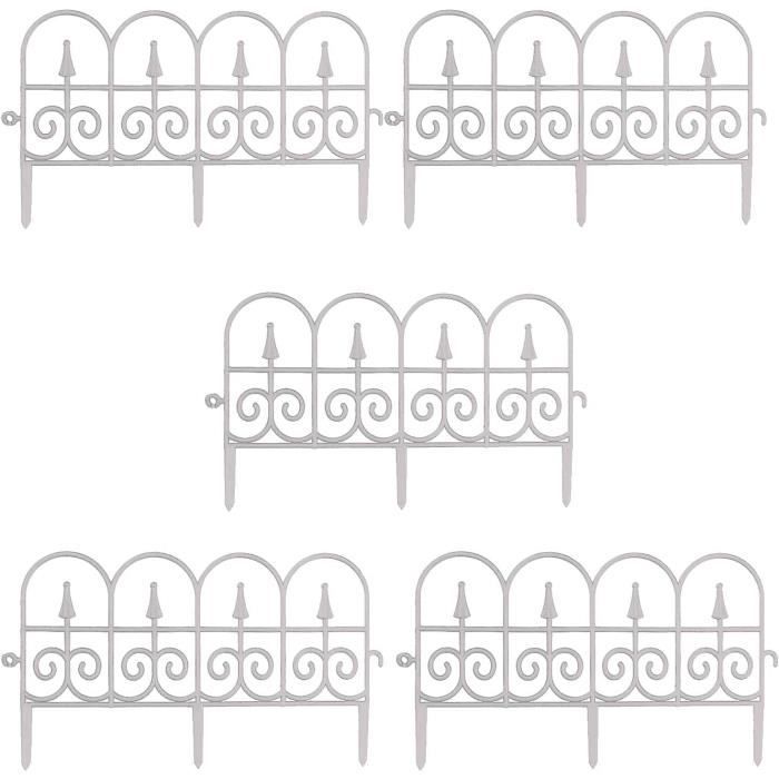 Clôture De Jardin De Patio Bordure De Paysage En Plastique Clôture ...