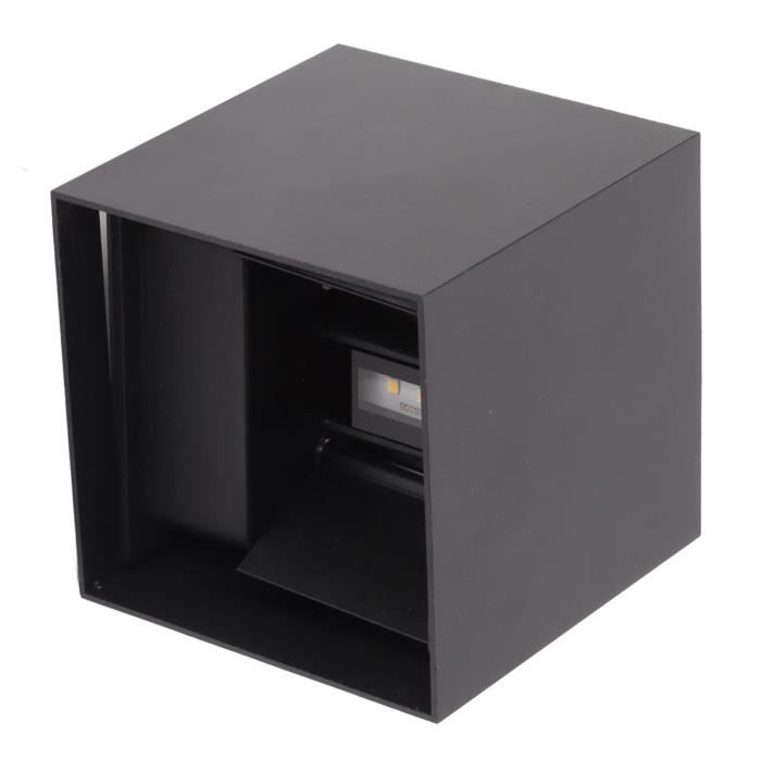 Applique murale de clôture - CIKONIELF - LED blanc chaud - Aluminium ...