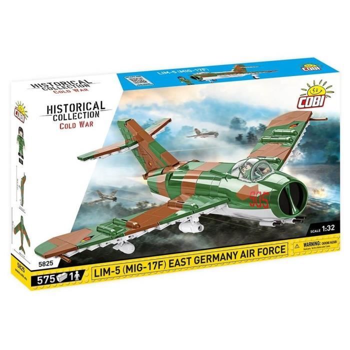 Maquette avion - COBI - LIM-5 (MIG-17F) - Est-allemand - 200 pièces - À ...