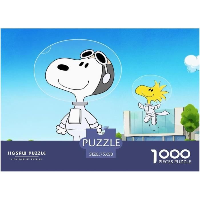 Snoopy Puzzle Adulte 1000 Pieces Dessin Animé Artisanat Cadeau Famille ...