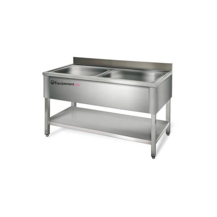 Plonge inox 100cm Table de plonge professionnelle / plonge ...