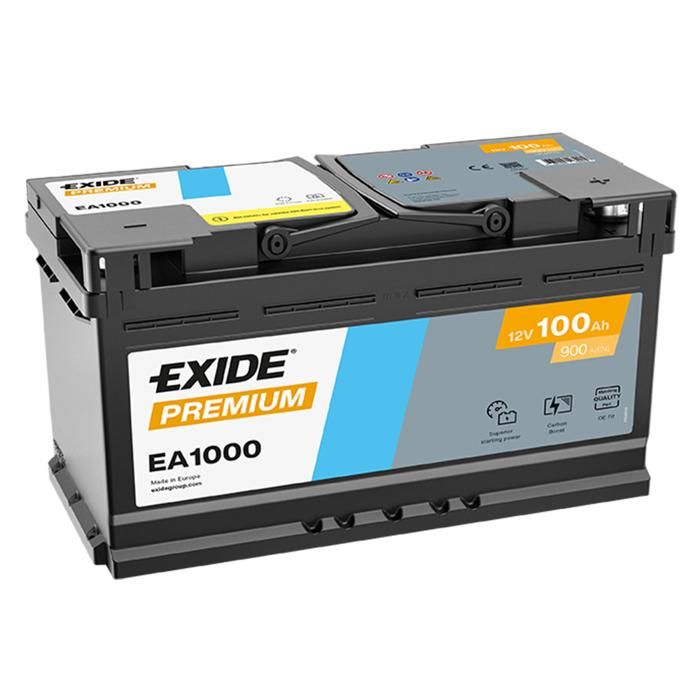 BATTERIE EXIDE PREMIUM EA1000 - L5 12V 100AH 900A - Cdiscount Auto