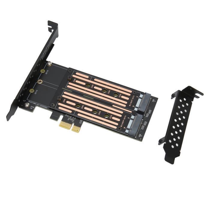 Fdit carte adaptateur M.2 PCIe Adaptateur M.2 NVMe vers PCIE jusqu'à 6 Gbps NCQ MSI pris en ...